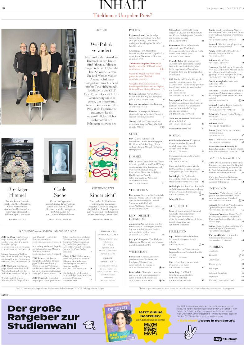 DIE ZEIT 5/2025 | ZEIT Shop