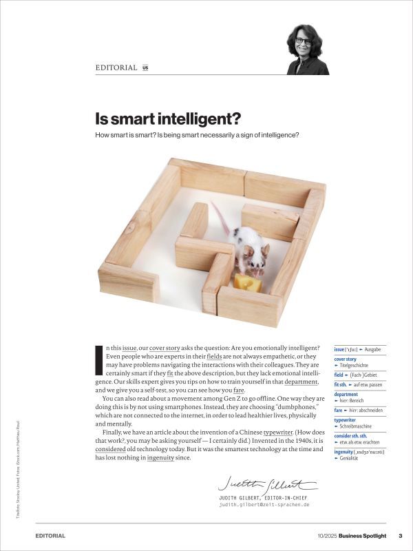 Deutsch perfekt Magazin 1/2025 | ZEIT Shop