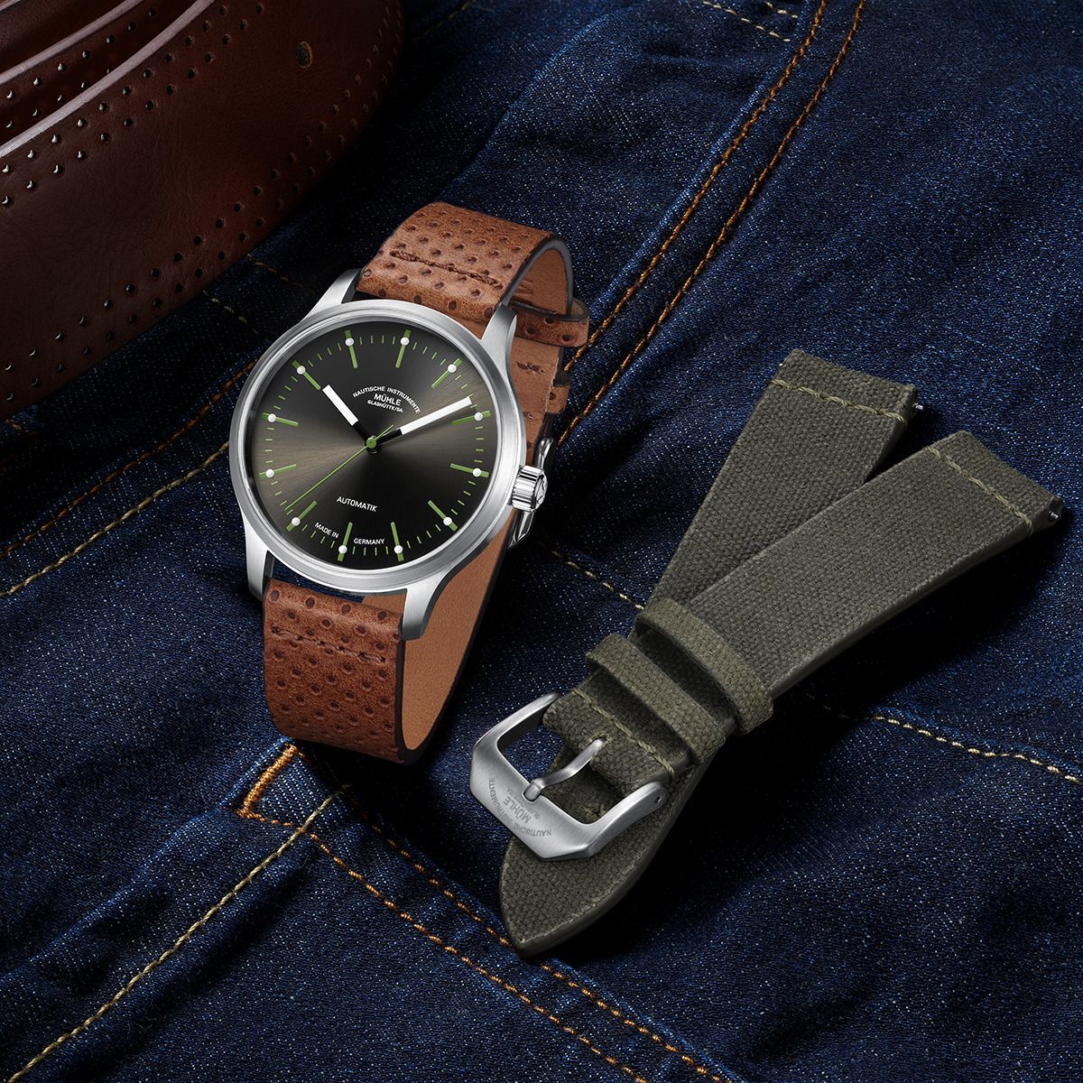 ZEIT-Sonderedition Uhr »Panova Grau« von Mühle Glashütte | ZEIT Shop